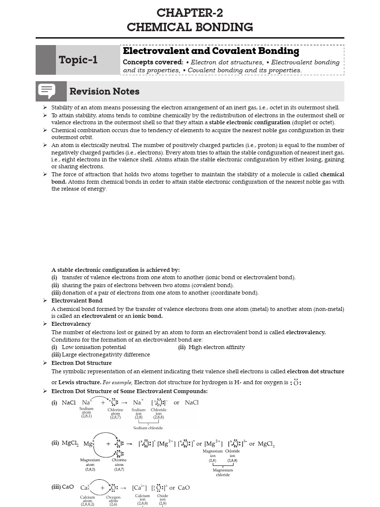 Chemical Bonding | PDF | Chemical Bond | Ionic Bonding
