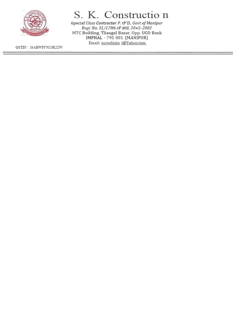 SK Letter Head | PDF