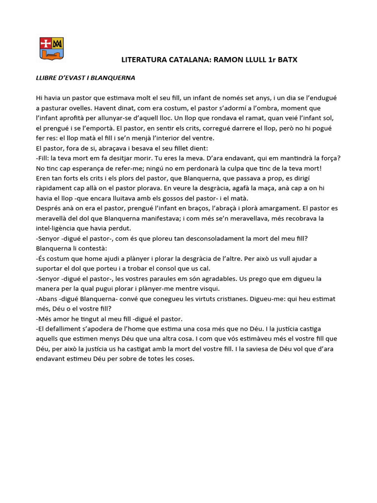 Fragments Llull PDF