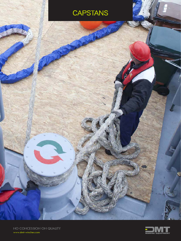 DMT Capstans | PDF | Brake | Manufactured Goods