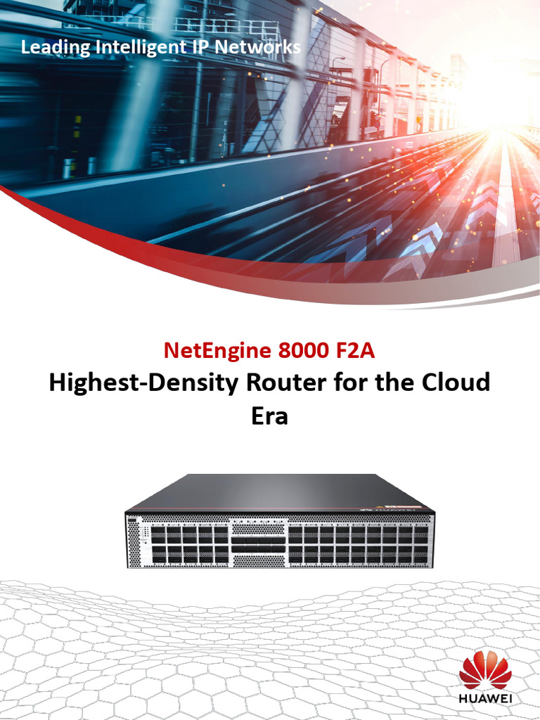 NetEngine 8000 F2A Brochure | PDF | Multiprotocol Label Switching | Networking