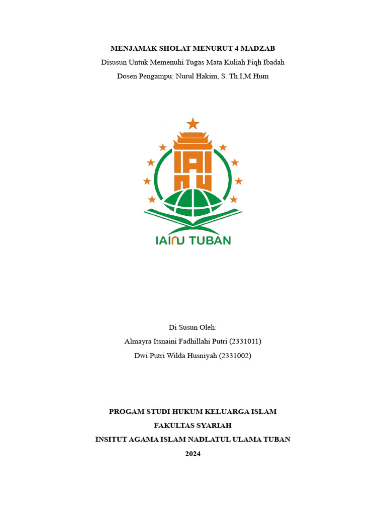 Menjamak Sholat dalam Mazhab Maliki | PDF