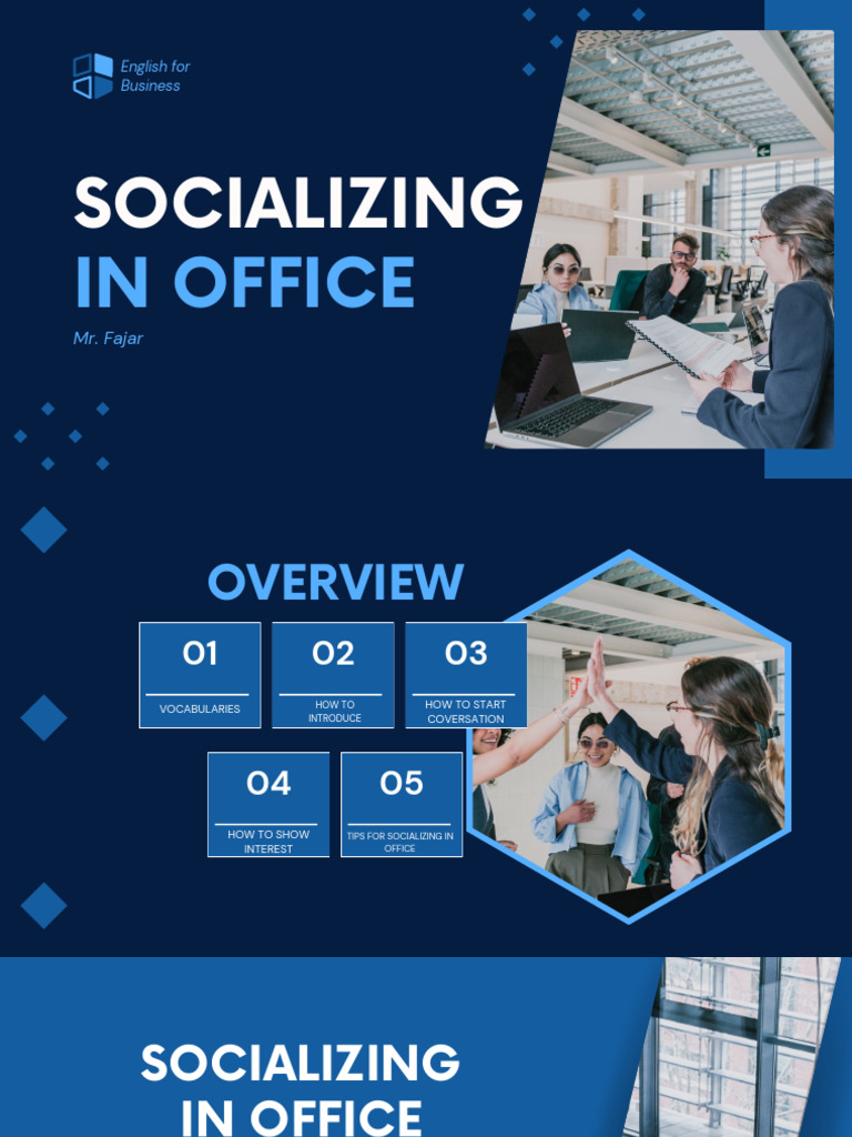 Efb-Socializing in Office | PDF | Human Communication