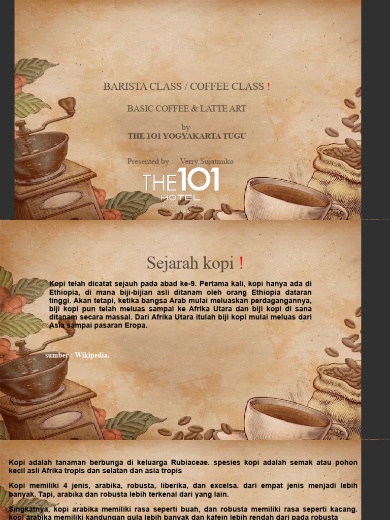 Materi Coffee Class | PDF