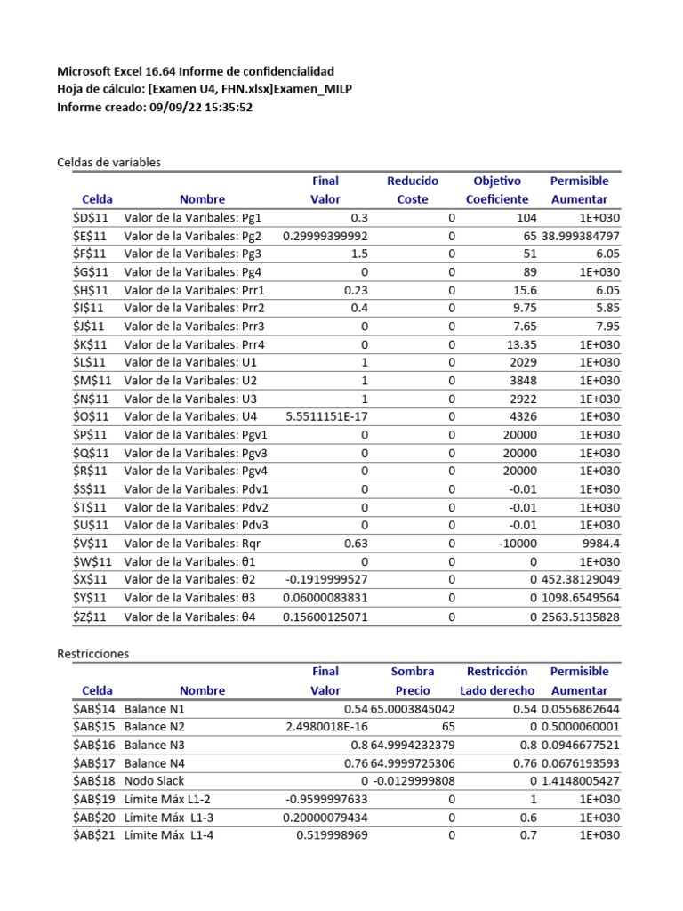 Examen EN CERO_ | PDF | Hoja de cálculo | Computación incremental