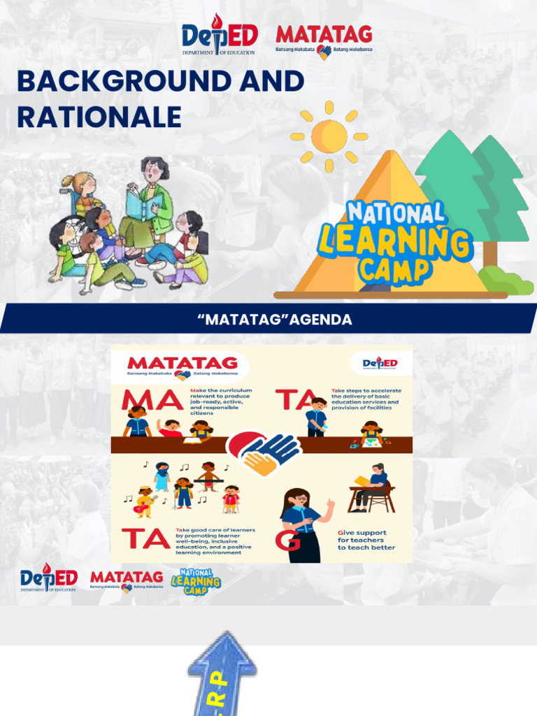 NATIONAL LEARNING CAMP - Specific Guidelines | PDF