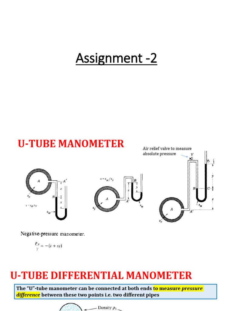 Lec 4 Assignment | PDF | Pressure Measurement | Pressure