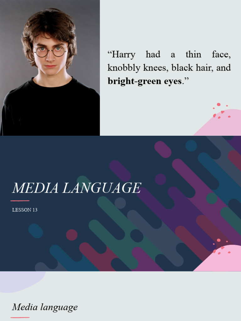 Lesson 13 - Media Language | PDF | Genre | Creative Commons License