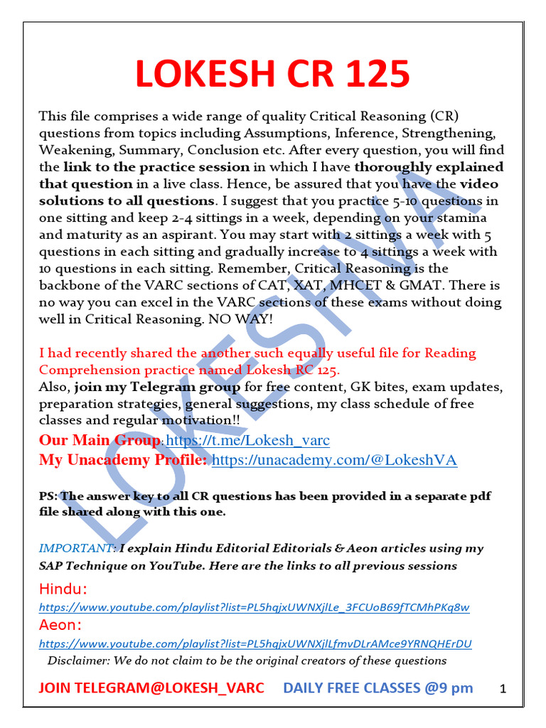 Lokesh CR 125 | PDF | Taxes | Vitamin C