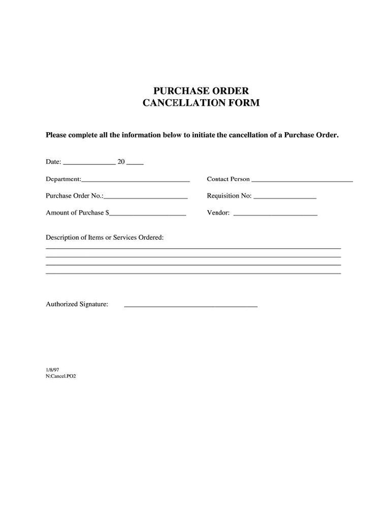 Cancellation Letter 1 | PDF