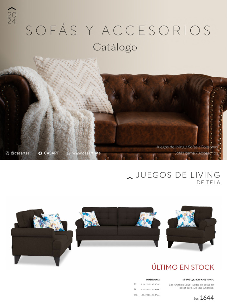 Sofás y Accesorios 2024 | PDF | Sofá | Mueble