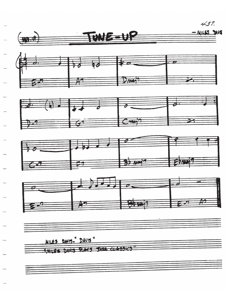 Tune Up Original Real Book | PDF