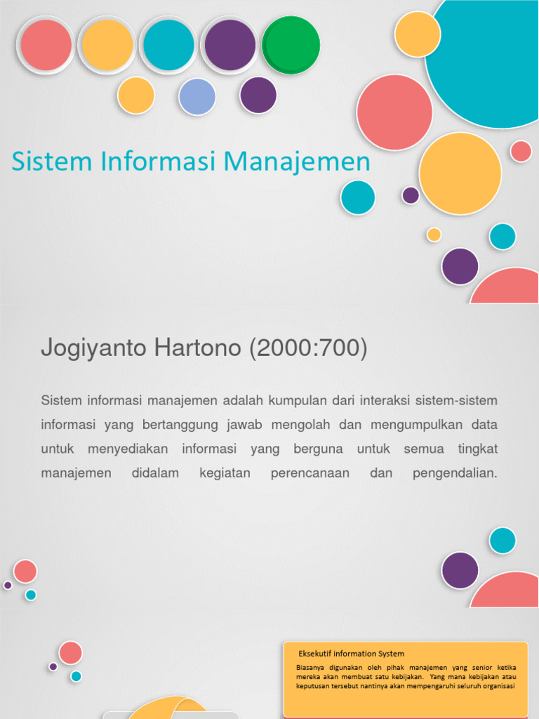 Note Sistem Informasi Manajemen | PDF