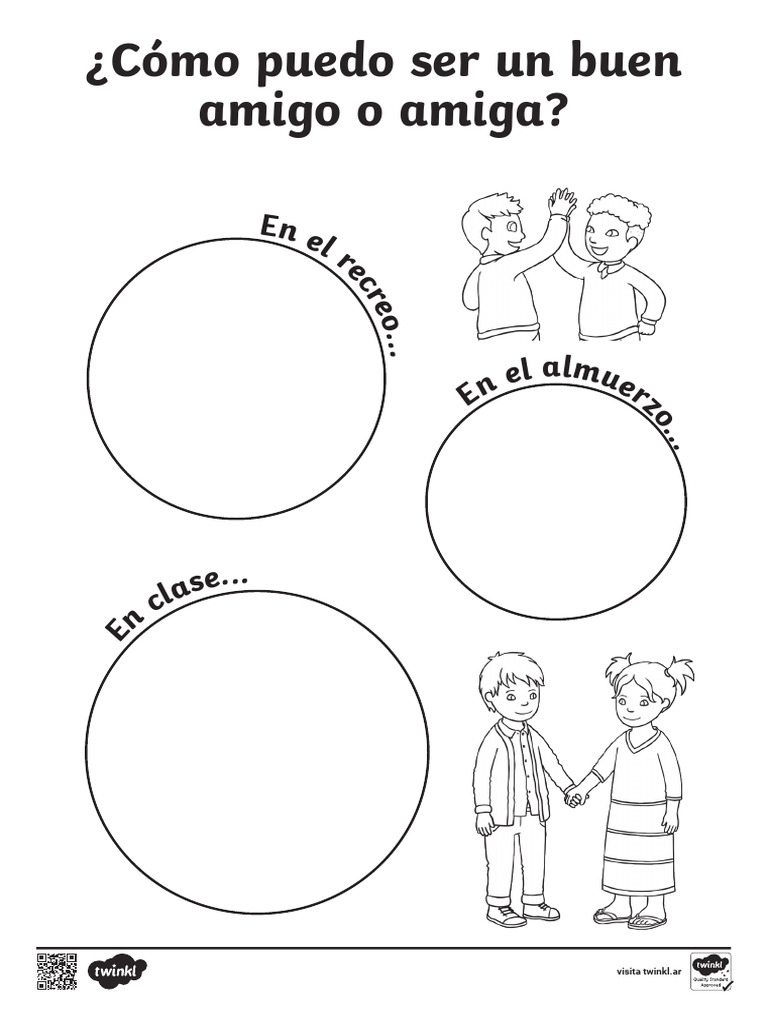 Sa DF 1687622491 Hoja de Actividad Como Puedo Ser Un Buen Amigo - Ver ...