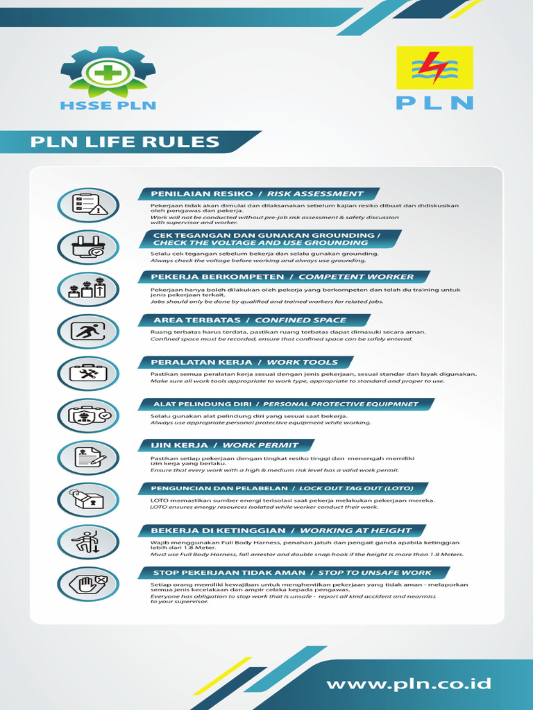 Banner PLN Life Rules | PDF