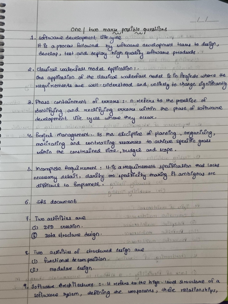 Seam Short Questions Answer | PDF