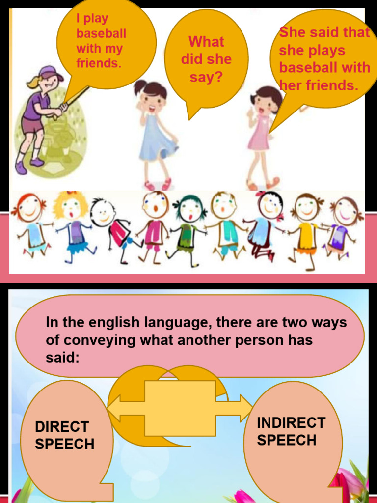 Reported Speech (Direct and Indirect Speech) | PDF | Grammatical Tense ...