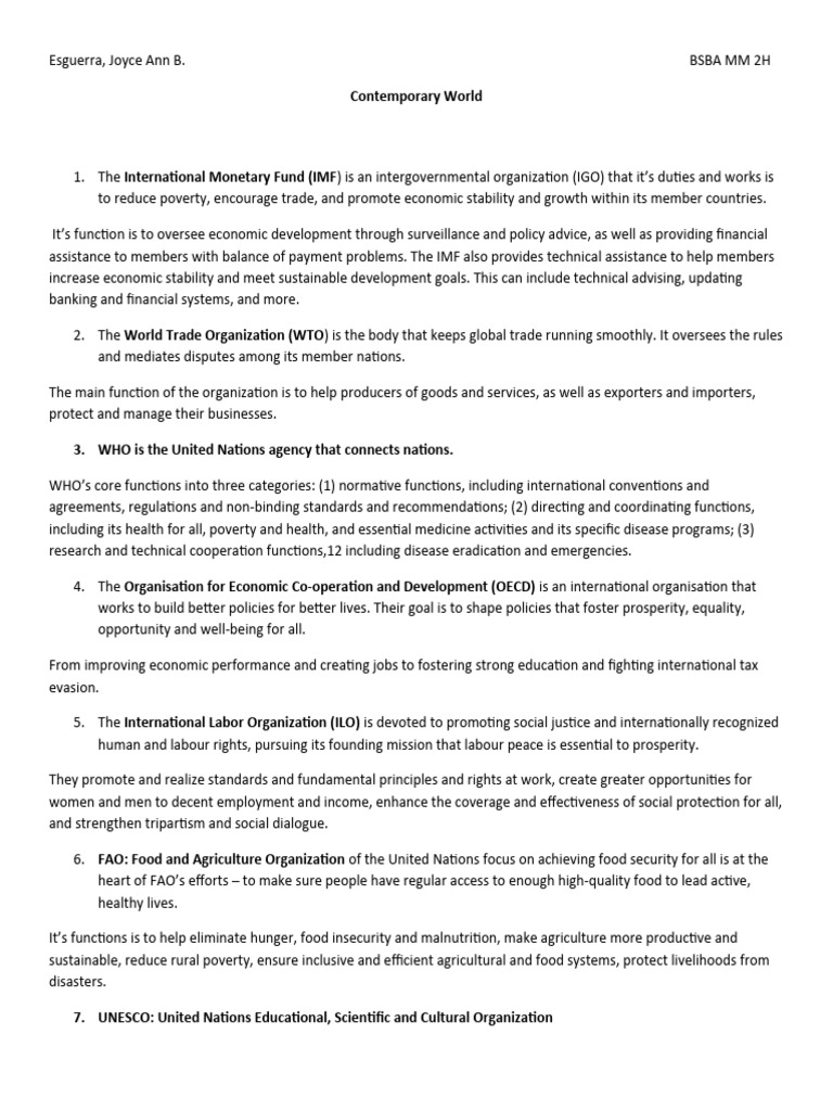 Contemp Ass 2 Midterm | PDF | Food And Agriculture Organization | Food Security