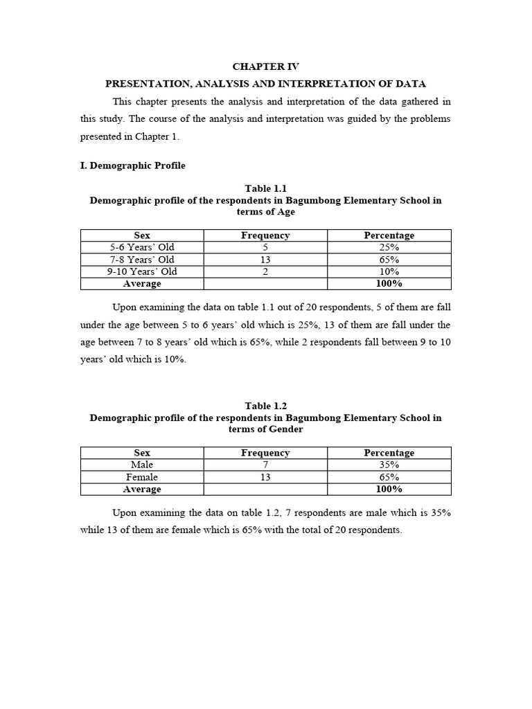 Chapter 4 Interpretation of Data Subtraction | PDF | Student's T Test ...