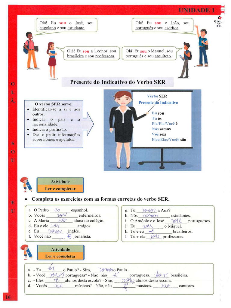 Presente Indicativo Ser | PDF