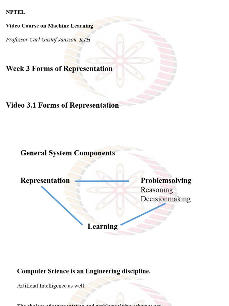 Machine Learning Representation Techniques | PDF | Matrix (Mathematics ...