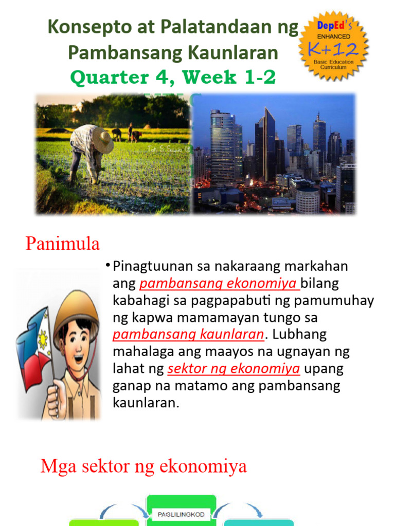 AP9 - Q4-Week 1-2 - Konsepto at Palatandaan NG Kaunlaran | PDF