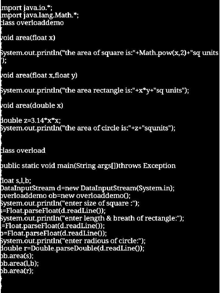 Method Overloading | PDF