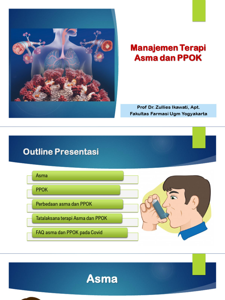 Farmakoterapi Sistem Pernafasan Asma Dan PPOK | PDF