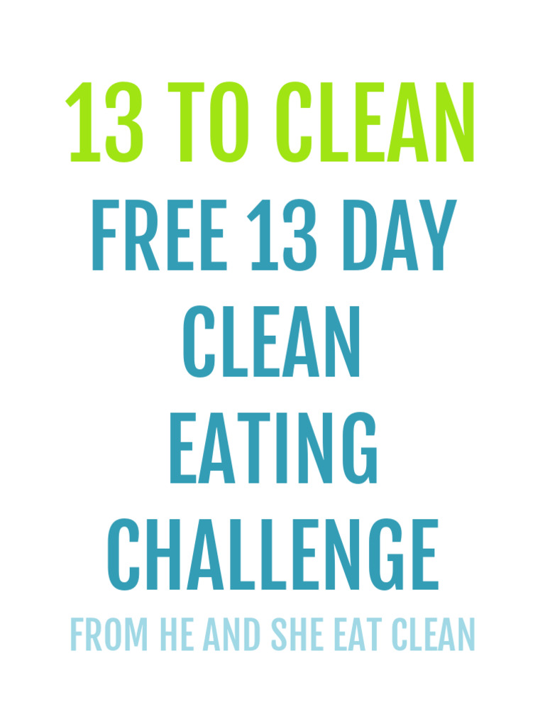 13 To Clean - He and She Eat Clean | PDF | Omega 3 Fatty Acid | Fish Oil