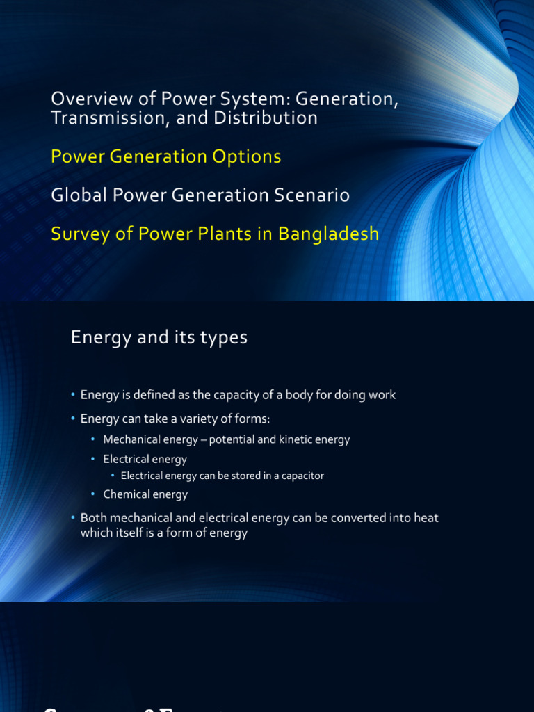 01 Energy | PDF | Electricity Generation | Energy Development