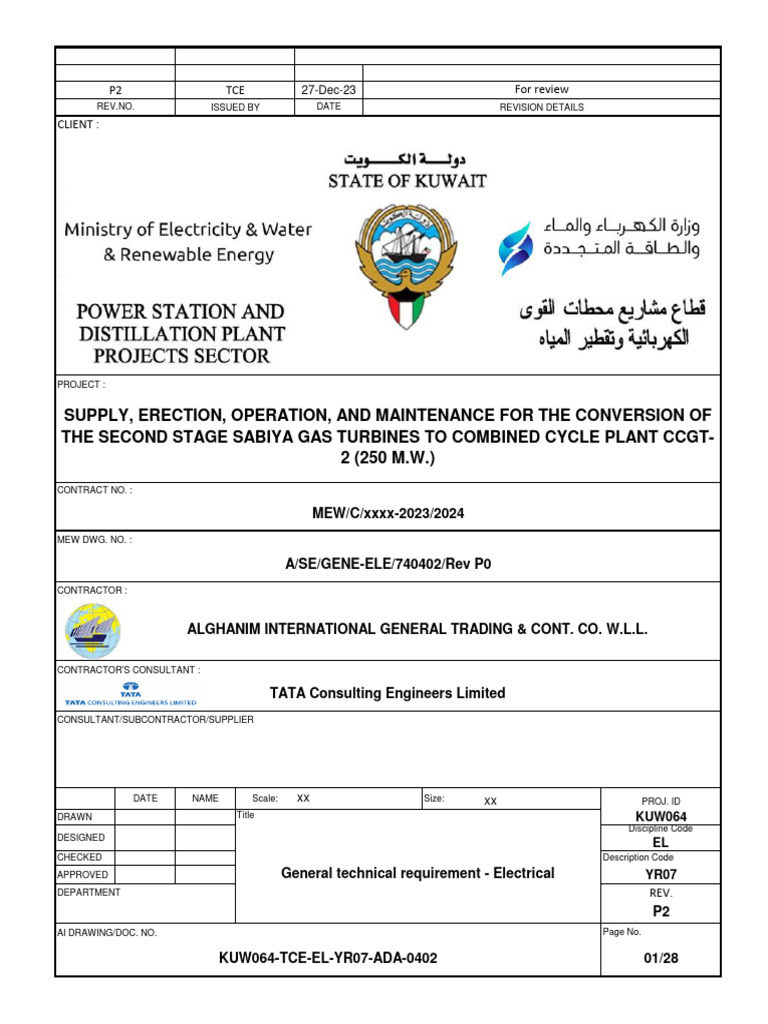 Attachment-3B-Motor Specification - General Technical Requirement ...