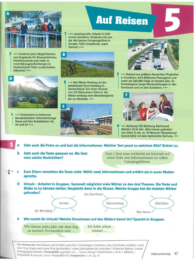 Klasse B1 Kap.5 Kurs - Und Übungsbuch | PDF