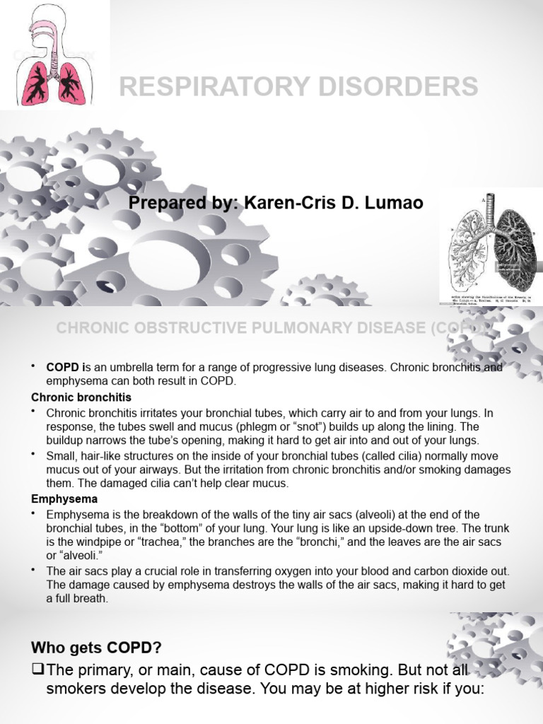 Respiratory Disorders | PDF | Chronic Obstructive Pulmonary Disease ...
