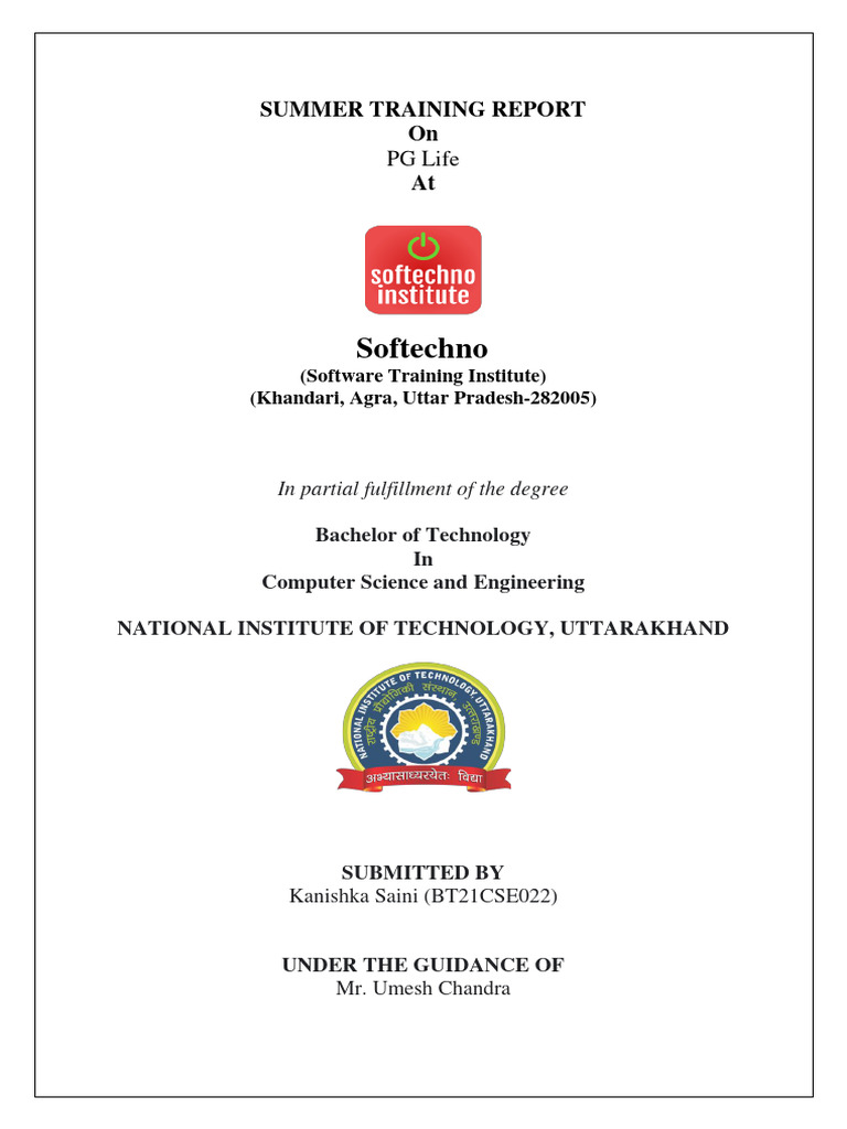 SUMMER TRAINING REPORT Sent | PDF | Dynamic Web Page | Websites