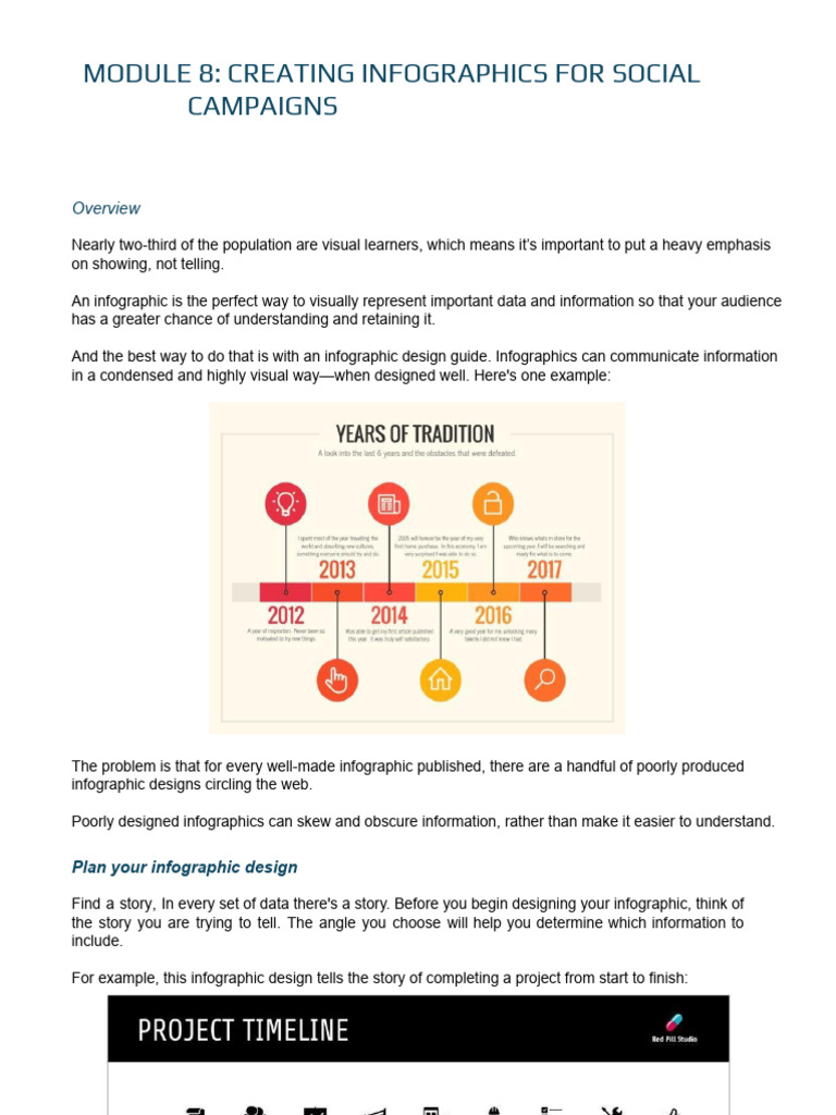 Infographic Design for Social Campaigns | PDF | Infographics ...