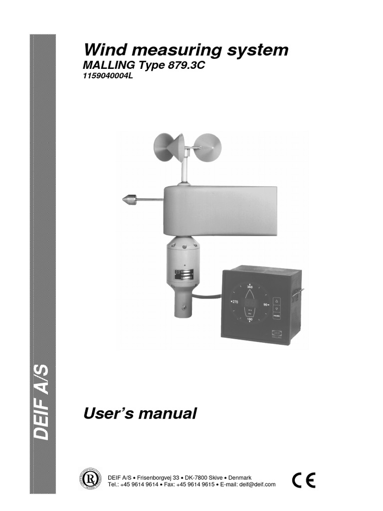 Wind Measuring System: User's Manual | PDF | Alternating Current ...