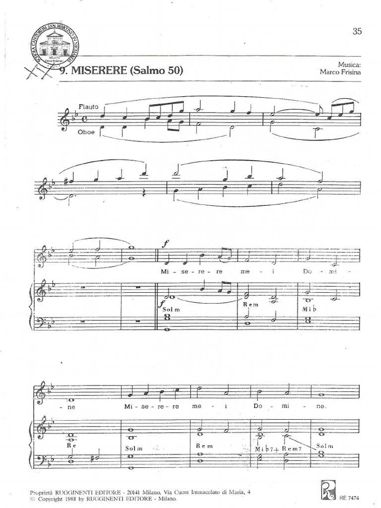 Miserere Frisina | PDF