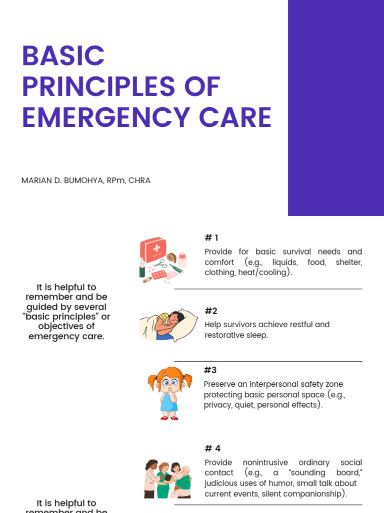 Disaster and Mental Health - BASIC PRINCIPLES OF EMERGENCY CARE | PDF ...