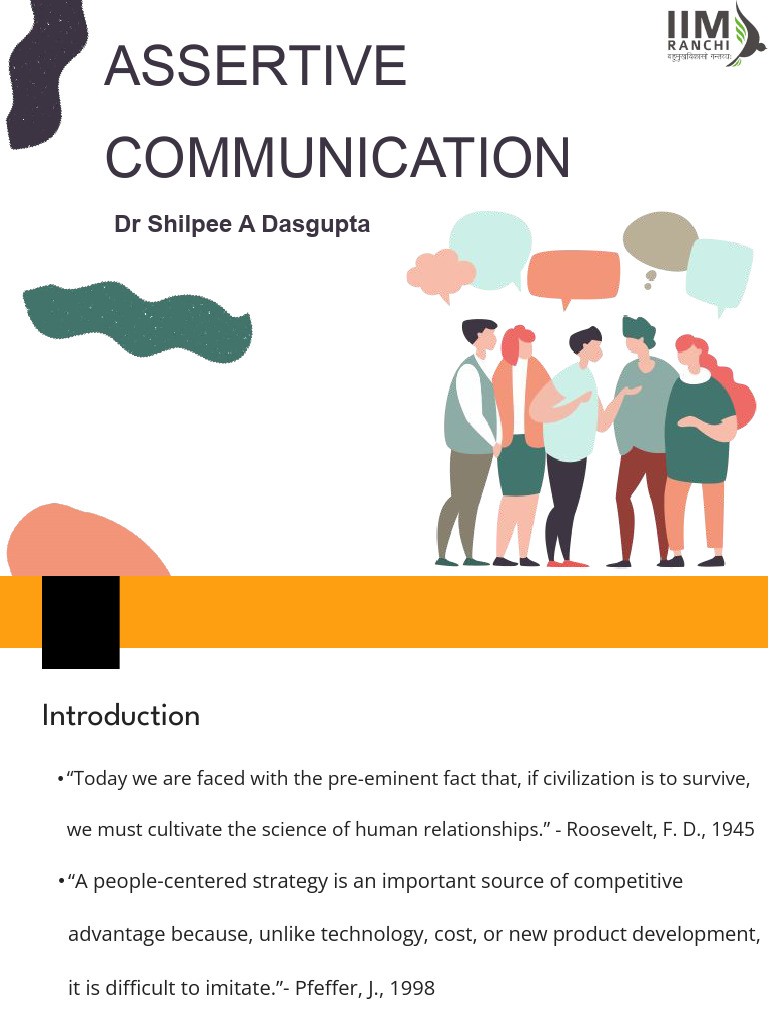 Assertiveness Communication | PDF | Communication | Anger