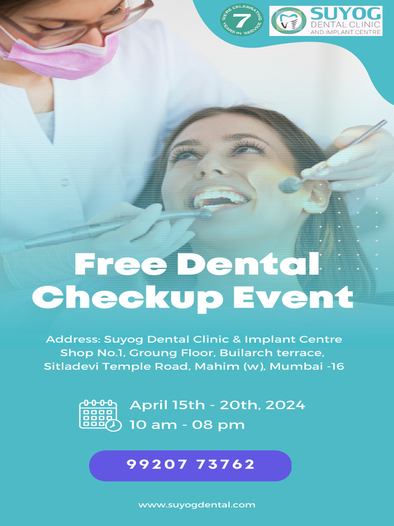 Blue Gradient Modern Free Dental Checkup Instagram Story | PDF