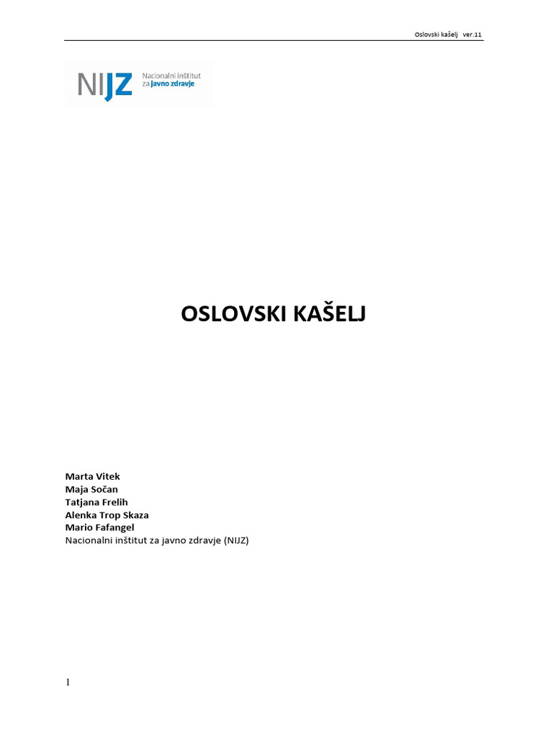 OSLOVSKI KASELJ Verzija 11 Internet .12.2023 - 2 | PDF