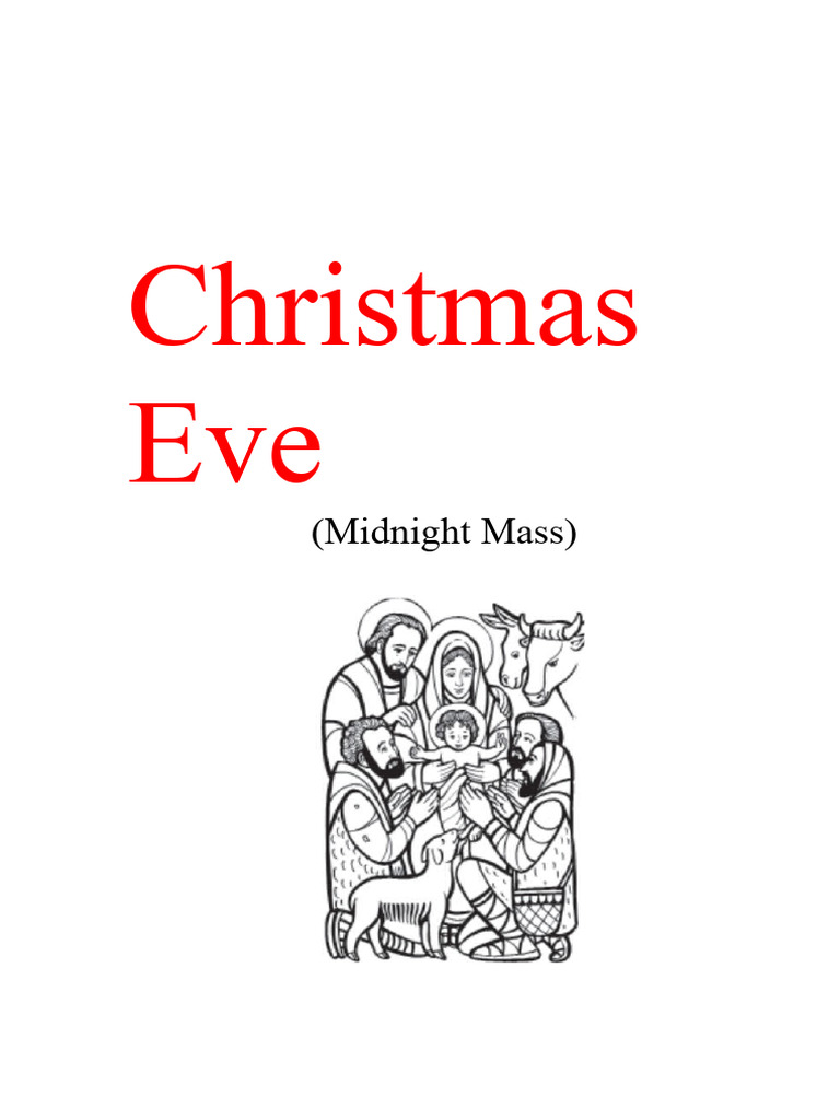 Christmas Eve - Midnight Mass | PDF | Catholic Liturgy | Mass (Liturgy)