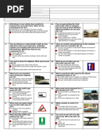 Botswana Driving Theory Test Guide | PDF