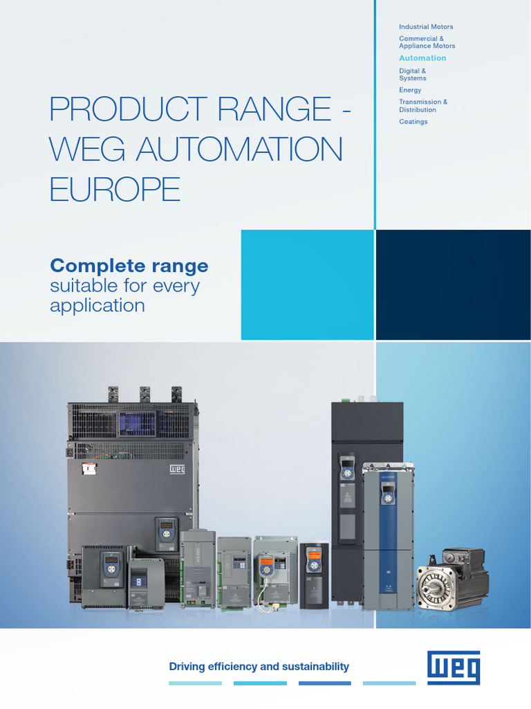 WEG Drive Overview Brochure 2023 | PDF | Electric Motor | Alternating ...