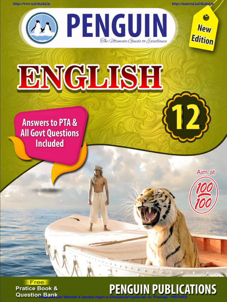 12th English Penguin Guide 2023-24 | PDF | Linguistics | Grammar