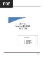 Hotel Management System Guide | PDF | Databases | Use Case