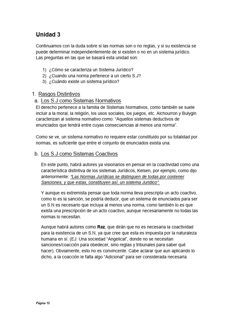 Resumen Intro Al Derecho Cat C - Unidad 3 | PDF | Justicia | Crimen y ...