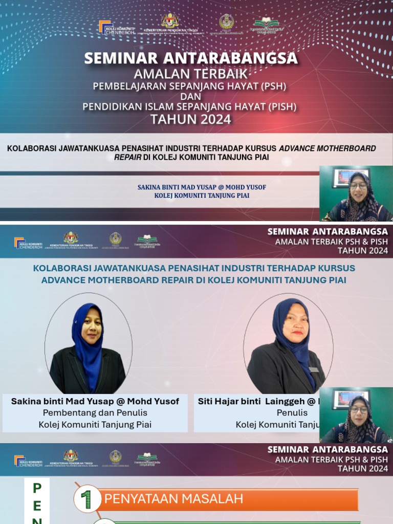 Slaid Amalan Terbaik PSH & Pish Tahun 2024 | PDF