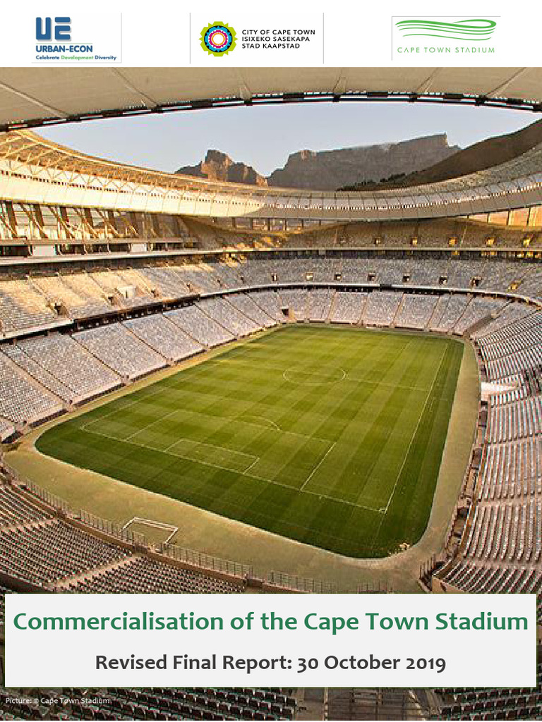 Commercialisation of The Cape Town Stadium | PDF | Cape Town | Stadium