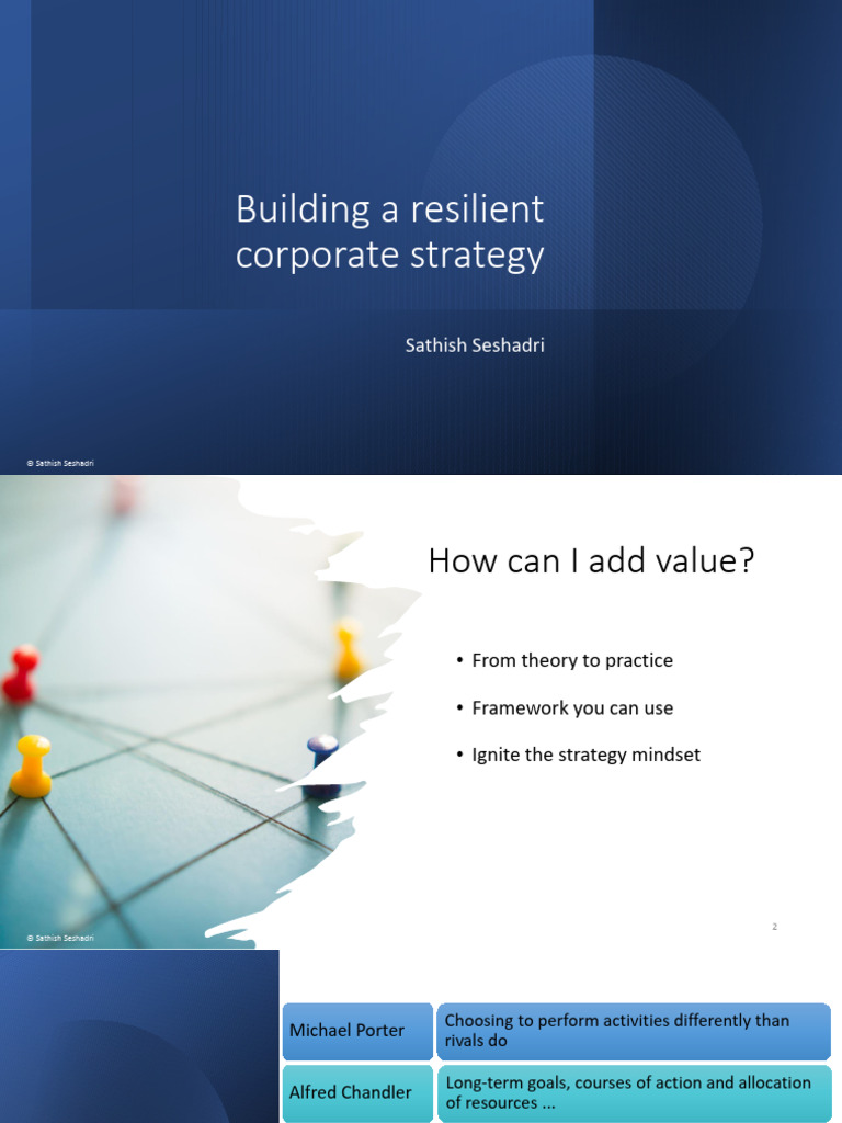 Building A Resilient Strategy - VF | PDF | Scenario Planning